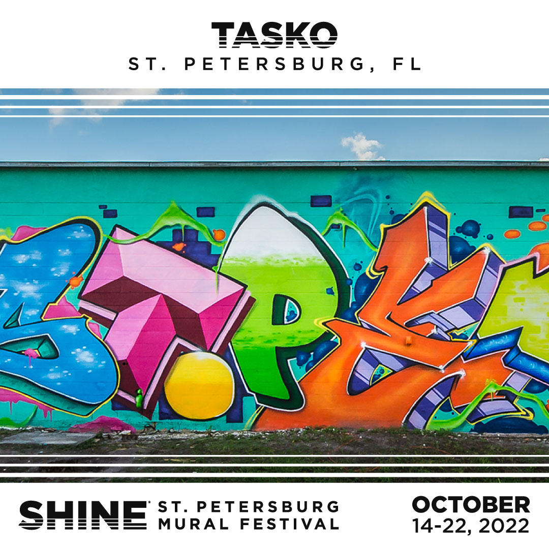 Tasko | SHINE St. Petersburg Mural